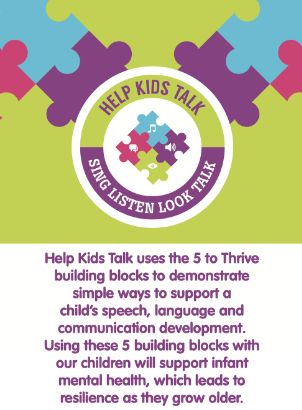 5 building blocks bookmark - Help Kids Talk